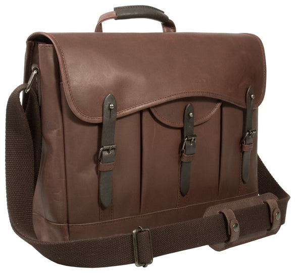 UBERBAG GOBI BROWN LEATHER MESSENGER BAG – uberbags